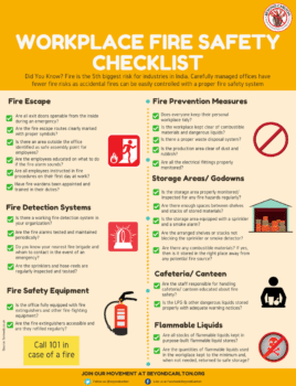 workplace fire safety checklist